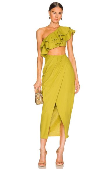 Yaura | Dresses | New Defect Yaura Titi Dress In Green Size Uk 8 ...